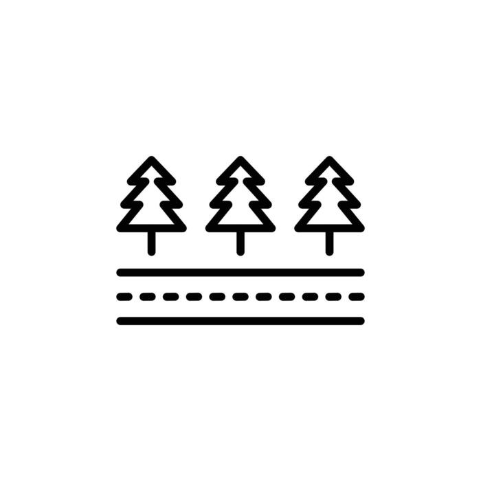 Pine Tree Line Vector Art, Icons, and Graphics for Free Download