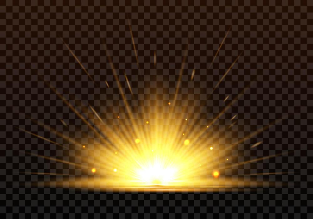 Bursting Light Effect Vector Art, Icons, and Graphics for Free Download