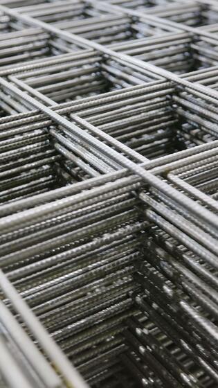 A Crafted Metal Wire Grid Pattern Designed For Industrial Applications