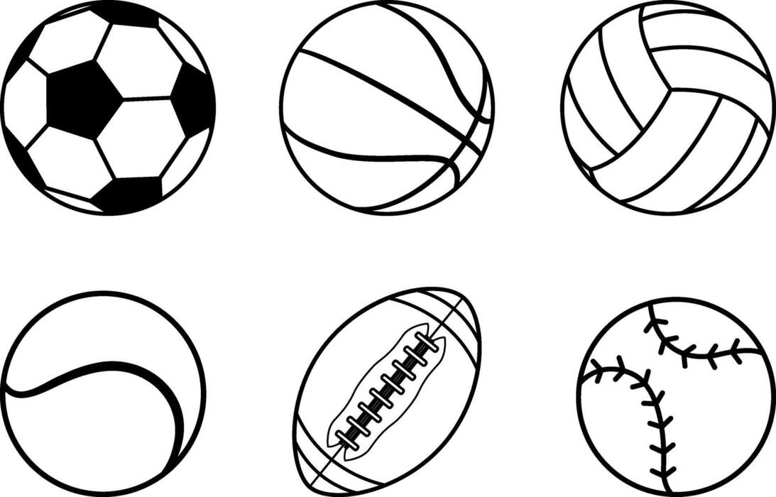 Sports Black And White Vector Art, Icons, and Graphics for Free Download