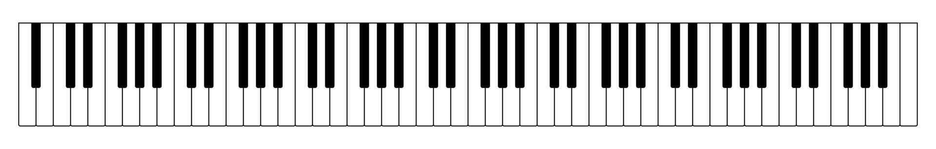 Piano Keyboard Vector Art, Icons, and Graphics for Free Download