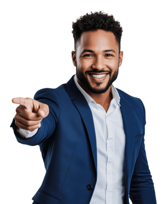 Guy Pointing PNGs for Free Download