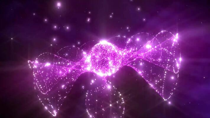 4k Magical Space Sphere Motion Background