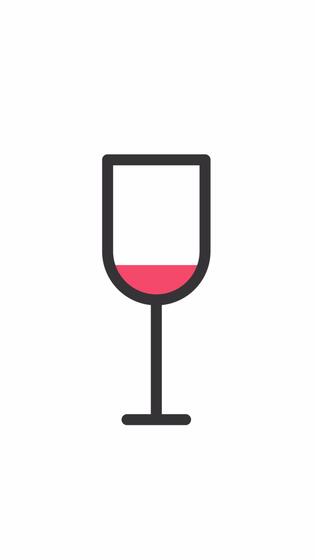 Wine Glass Animated.Glass Red Wine Icon.filling,Pouring Wine.Wine ...