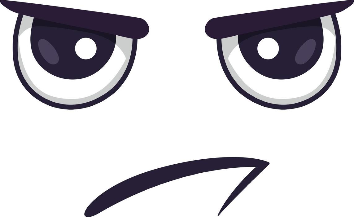 Grumpy Face Vector Art, Icons, and Graphics for Free Download