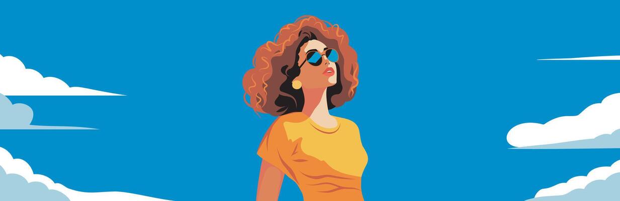 Vintage Pin Up Woman Vector Art Icons And Graphics For Free Download
