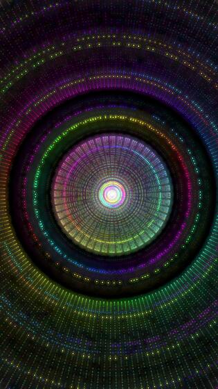 Vibrant And Striking Circular Patterns Depicted In Various Abstract And Beautiful Colors