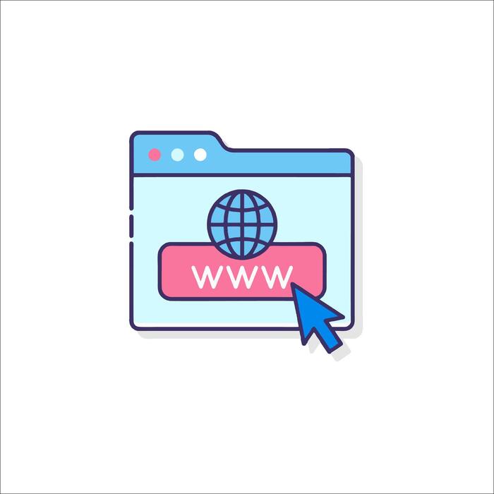 Web Address Icon Vector Art, Icons, and Graphics for Free Download
