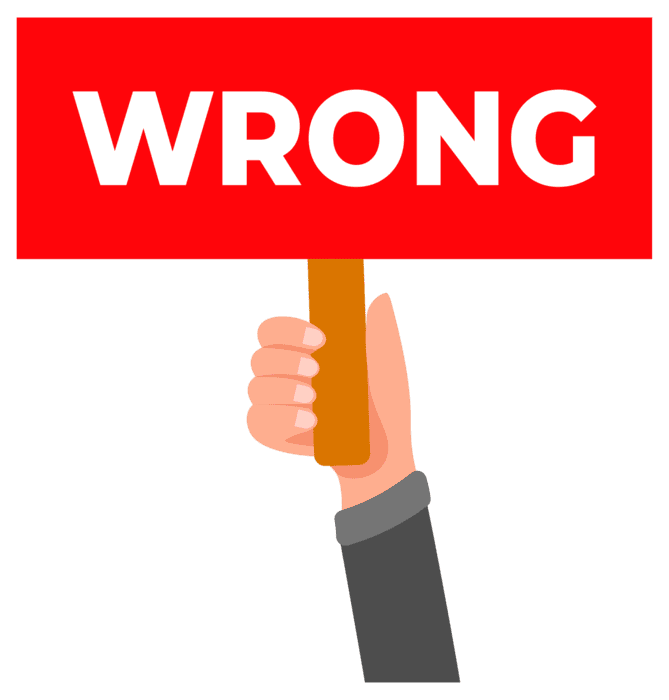 Wrong Symbol PNGs for Free Download