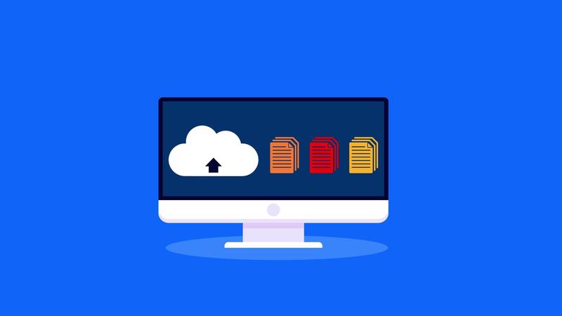 Data Stored On Secured Cloud Server Cloud Computing Technology Secure