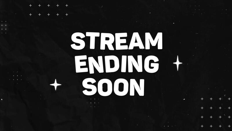 Stream ending soon looping motion graphic, stream overlay animation ... Stream ending soon looping motion graphic, stream overlay animation ...