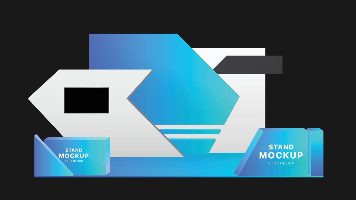 Page 3 Booth Mockup Vector Art Icons And Graphics For Free Download