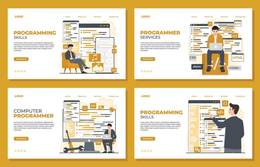 Programming Banner Vector Art, Icons, and Graphics for Free Download