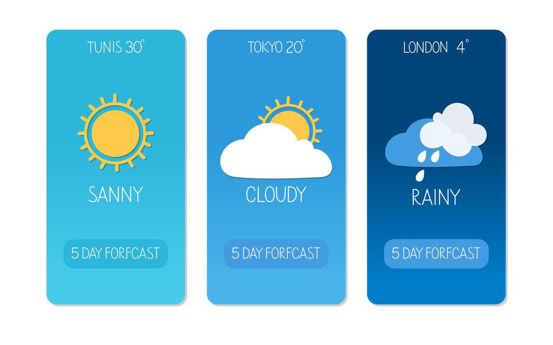 Weather App Background Vector Art, Icons, and Graphics for Free Download