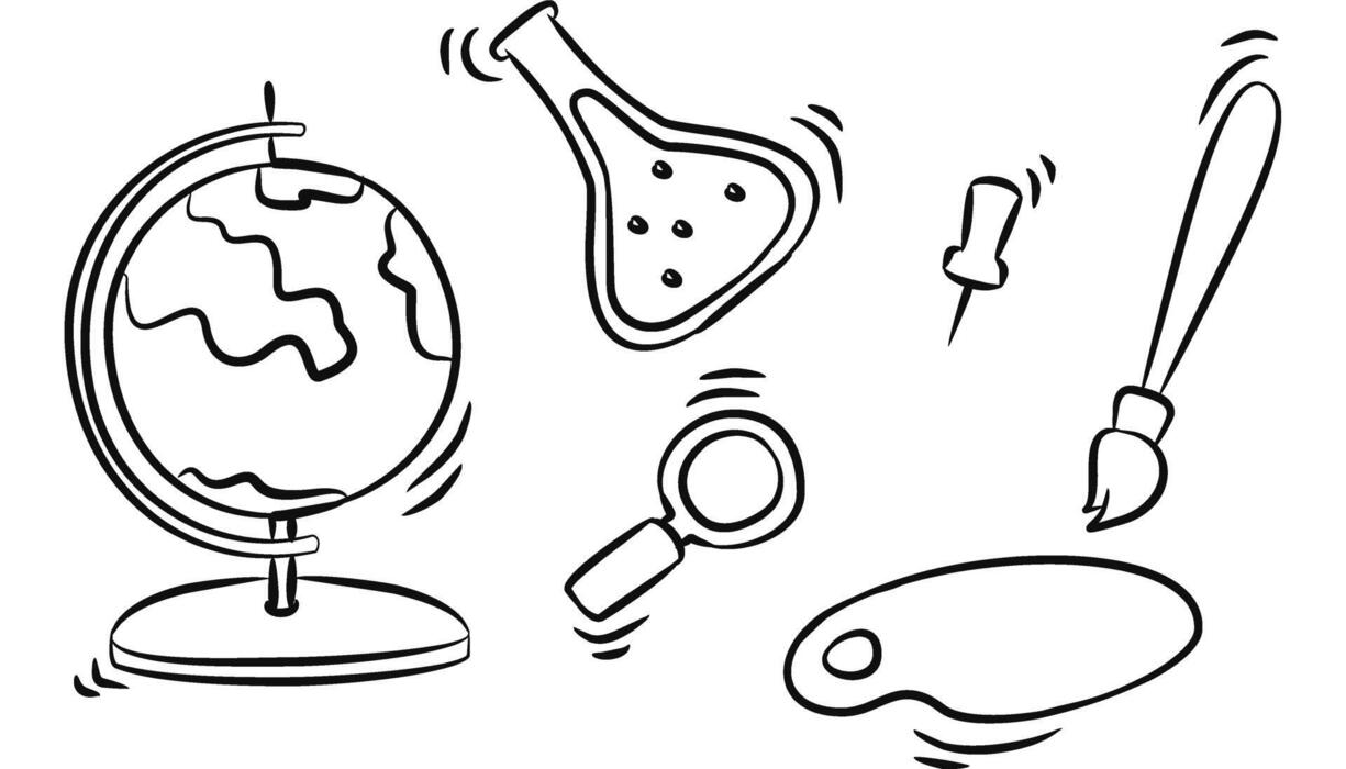 Biology Doodle Vector Art, Icons, and Graphics for Free Download