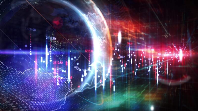 Data connecting on earth globe rotating with digital charts and graphs 53652832 Stock Video at ...