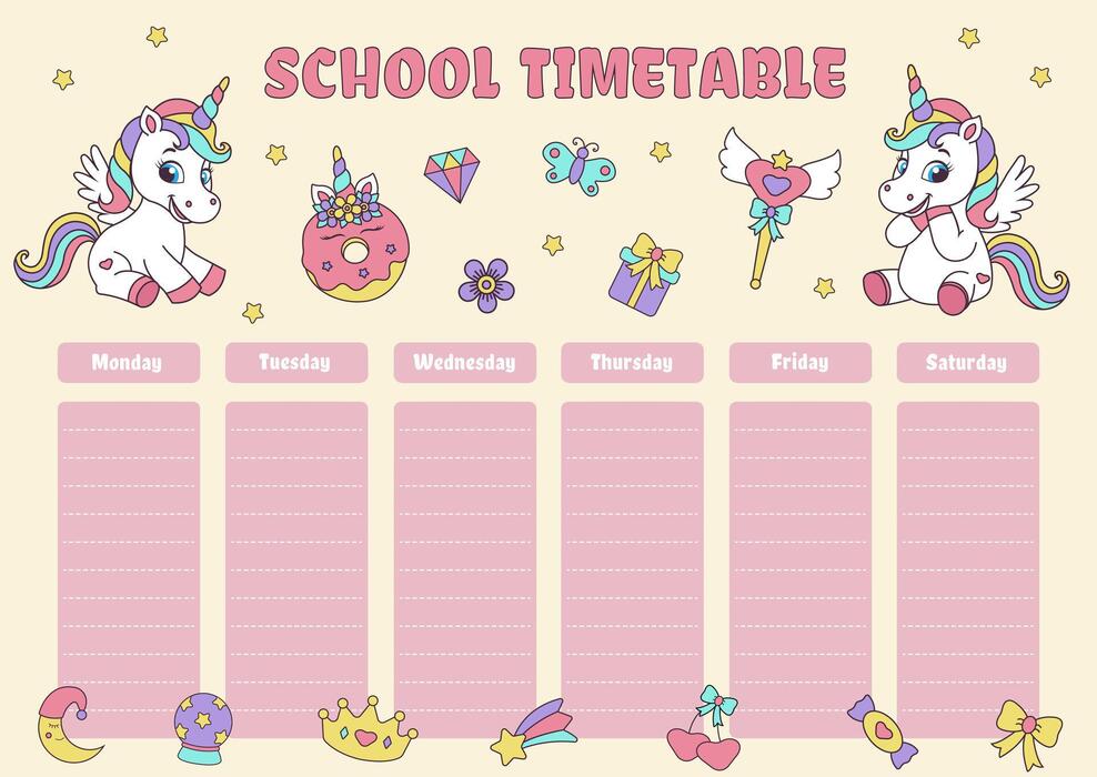 Festive Timetable Vector Art, Icons, and Graphics for Free Download