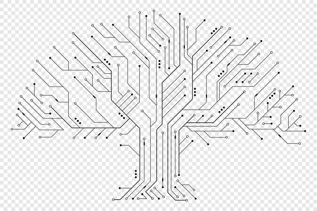 Circuit Diagram Tree Vector Art, Icons, and Graphics for Free Download