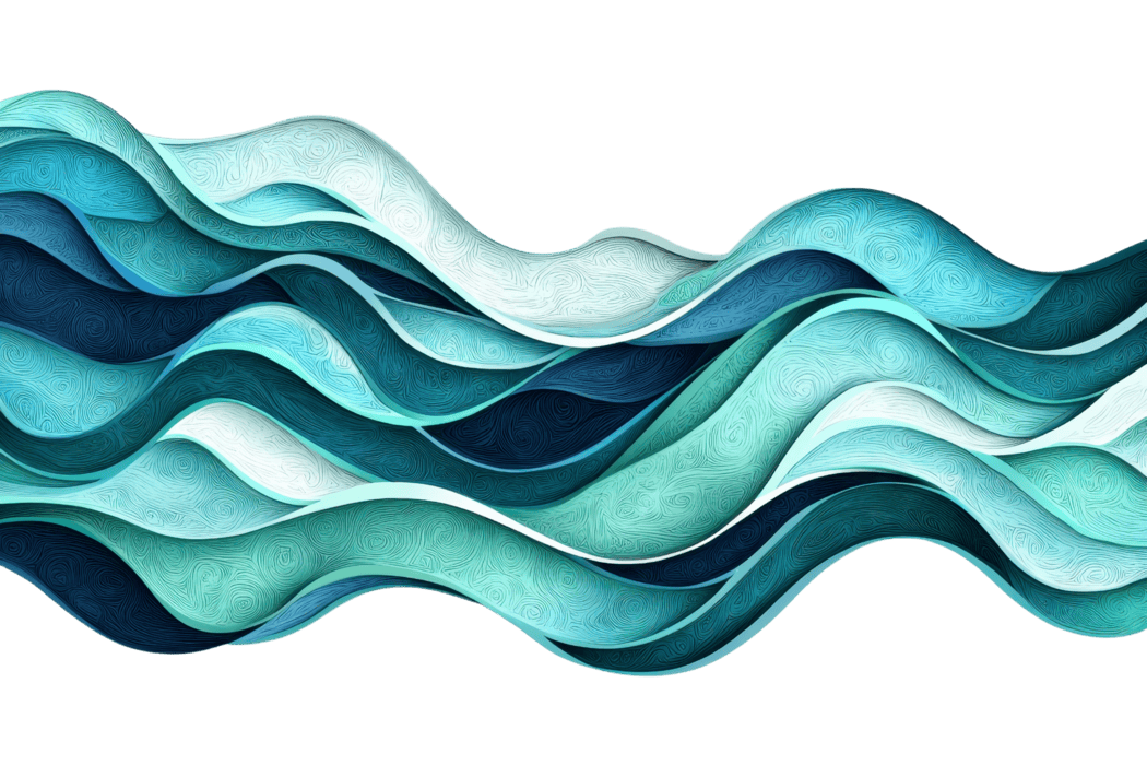 Blue Wave Patterns PNGs for Free Download