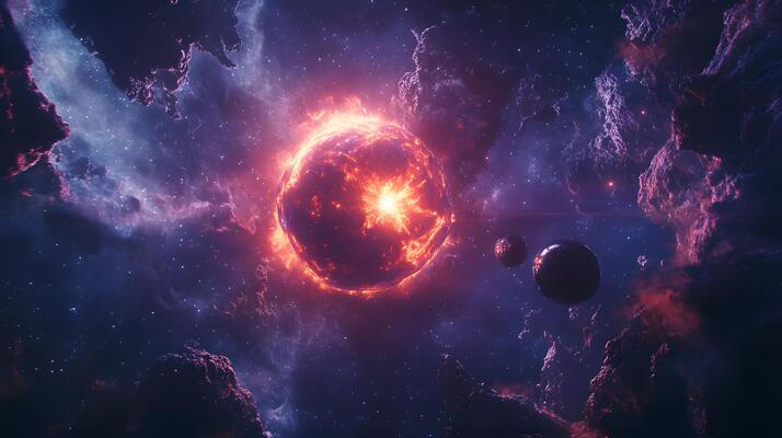 Exploding Planets Stock Photos, Images and Backgrounds for Free Download