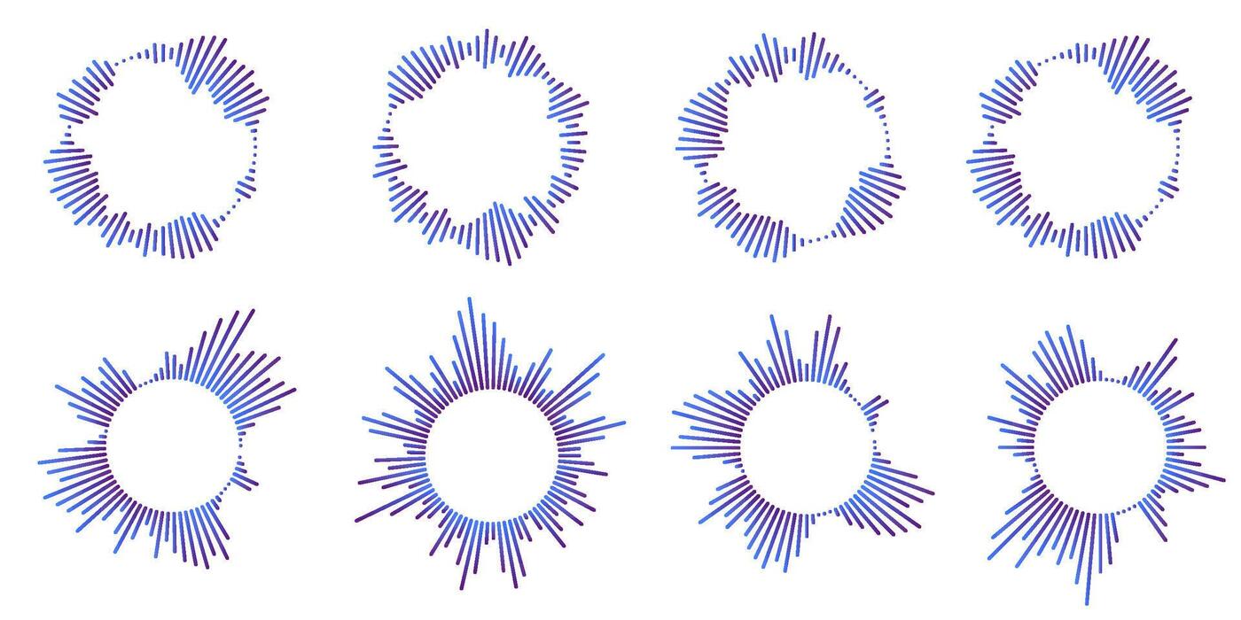 Audio Wave Circle Vector Art, Icons, and Graphics for Free Download