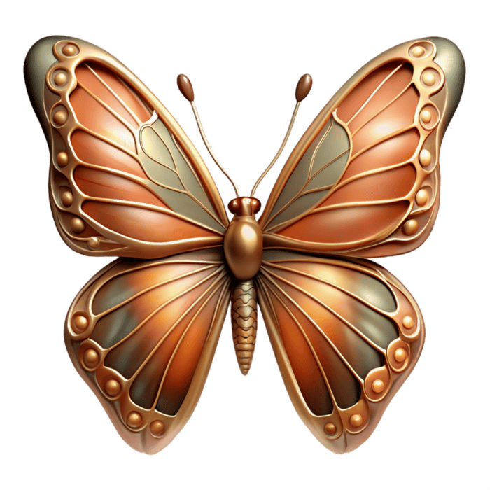 Golden Butterfly PNGs for Free Download