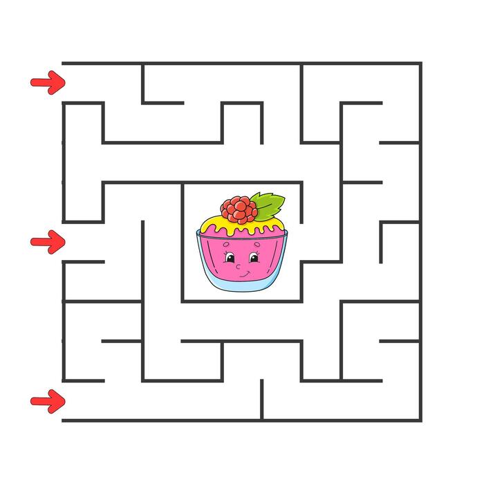 Ice Cream Maze Vector Art, Icons, and Graphics for Free Download