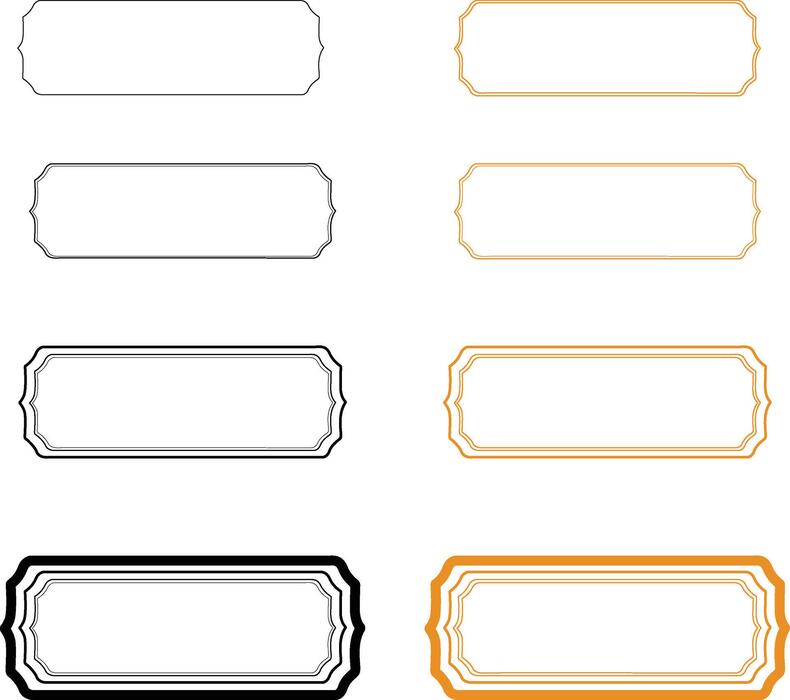 Name Plate Border Vector Art, Icons, and Graphics for Free Download