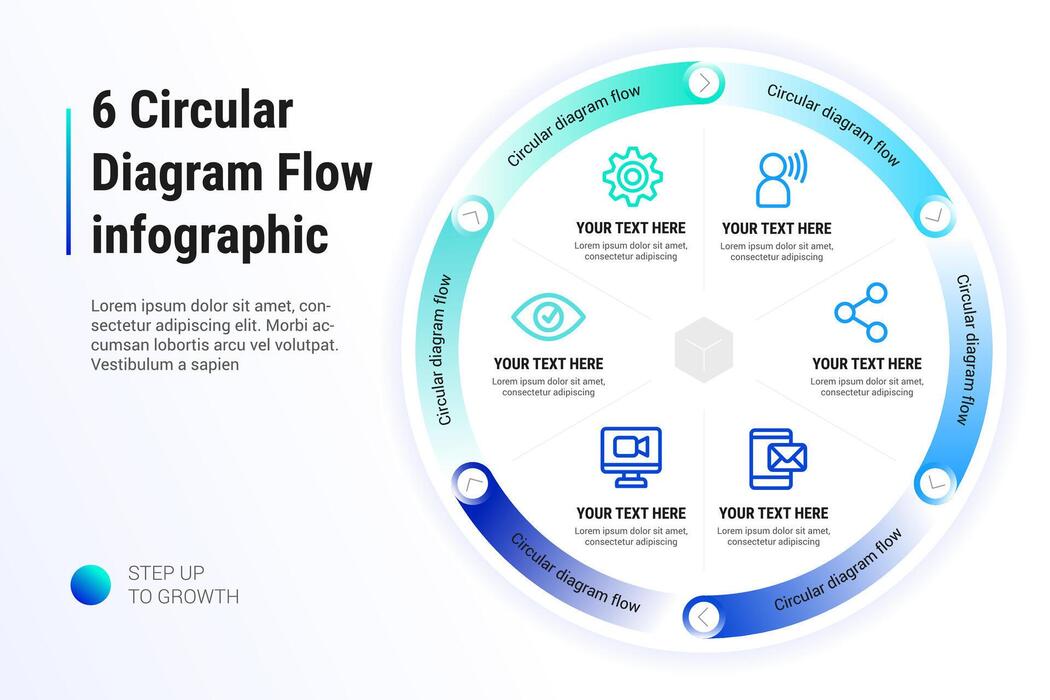 Circulation Flow Diagram Vector Art, Icons, and Graphics for Free Download