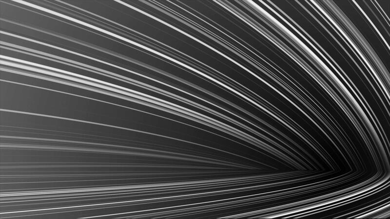 White Color Multiple Diagonal Lines Moving In 3d Space Forming Water