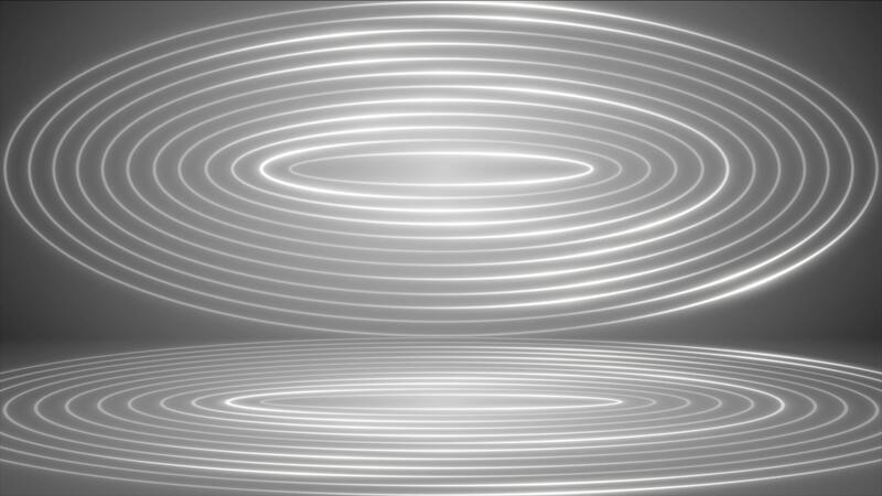 White Color Multiple Glowing Shiny Luxury Lines With 3d Space Modern Design Loop Able