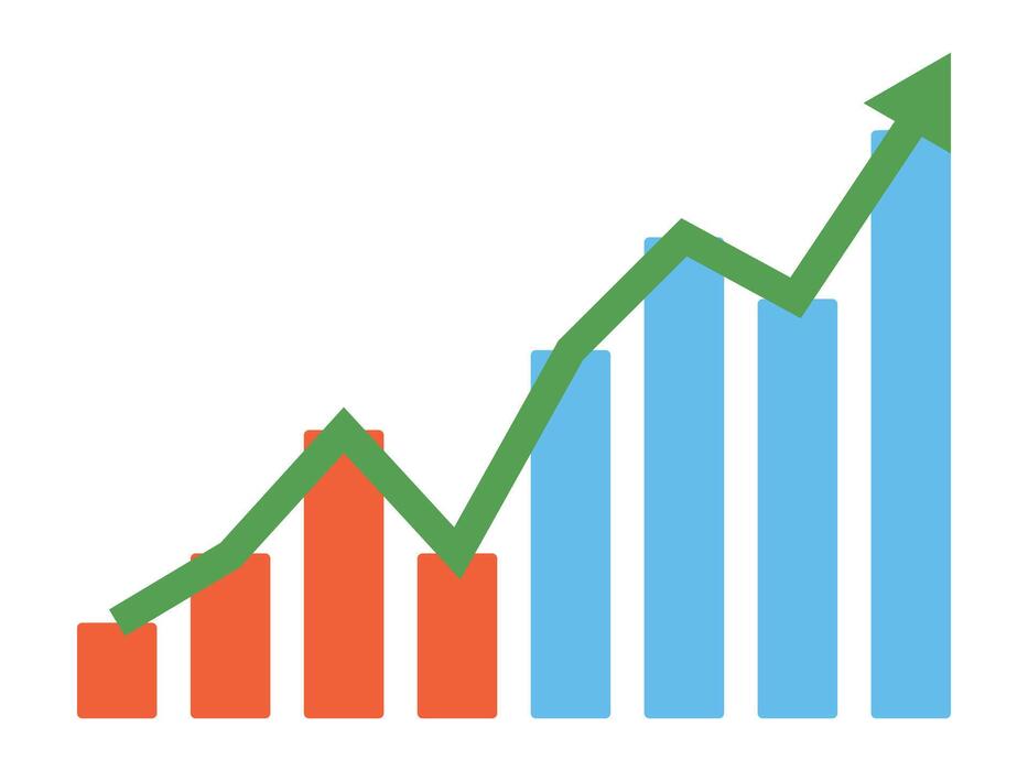 Corporate Growth Graph Vector Art, Icons, and Graphics for Free Download