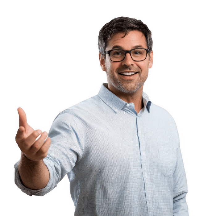 Guy Pointing PNGs for Free Download