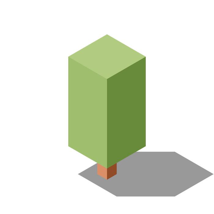 Axonometric Tree Vector Art, Icons, and Graphics for Free Download