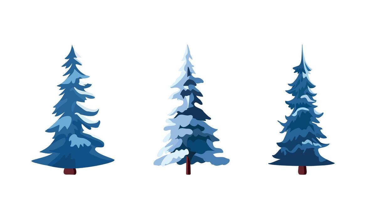 3 Pine Trees Vector Art, Icons, and Graphics for Free Download