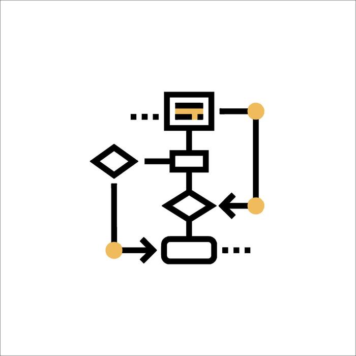 Process Flow Icon Vector Art, Icons, and Graphics for Free Download