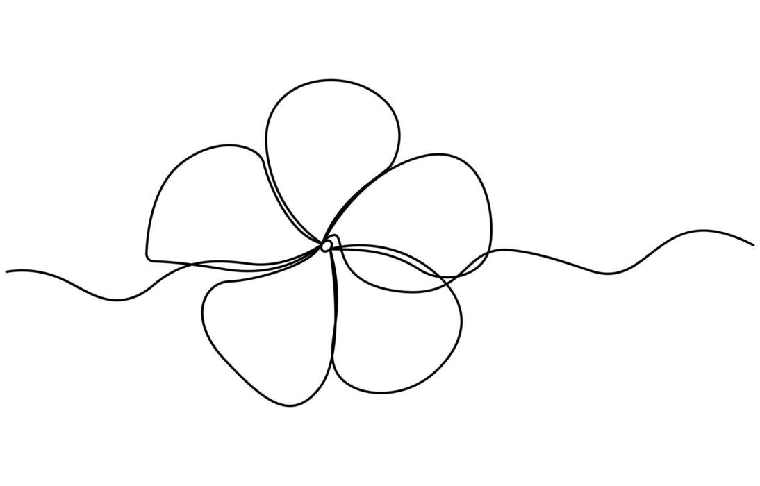 Black Line Flower Vector Art, Icons, and Graphics for Free Download