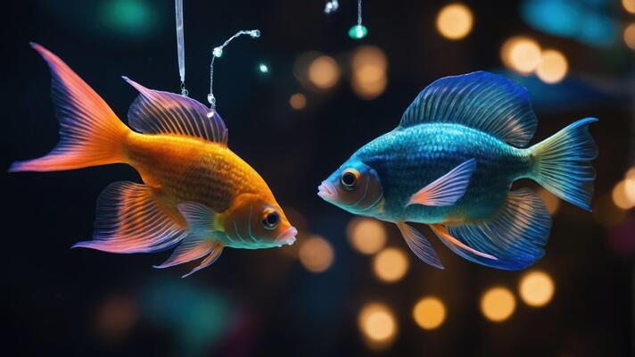 Two Fish Stock Photos Images and Backgrounds for Free Download