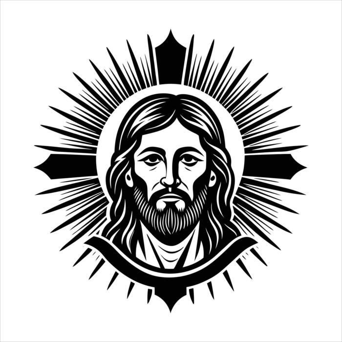 Jesus Christ Logo Vector Art, Icons, and Graphics for Free Download
