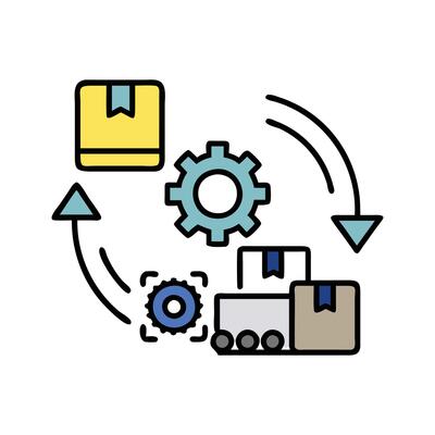 Supply Chain Management Vector Art, Icons, and Graphics for Free Download