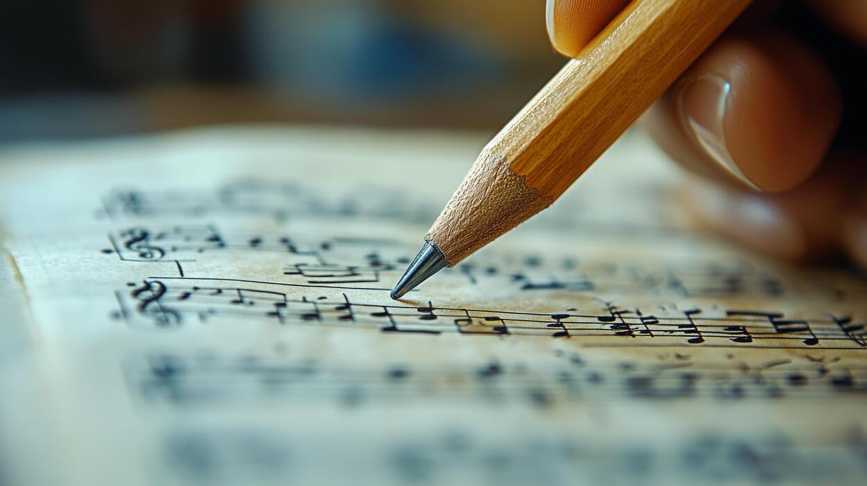 Handwritten Sheet Music Stock Photos, Images and Backgrounds for Free ...