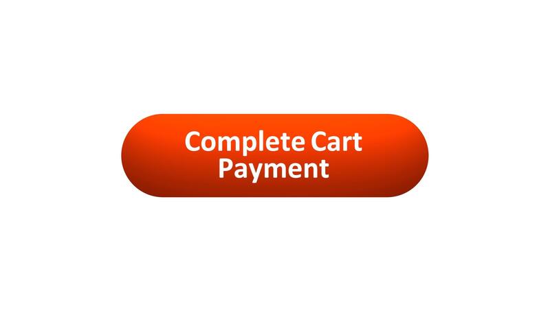 Animation of 'Complete Cart Payment' Button Clicked by Computer Mouse with Color-Changing Effect ...