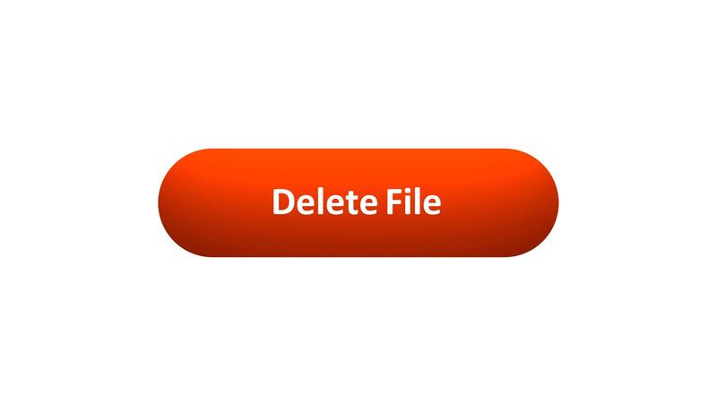 Animation of 'Delete File' Button Clicked by Computer Mouse with Color ... Animation of 'Delete File' Button Clicked by Computer Mouse with Color ...