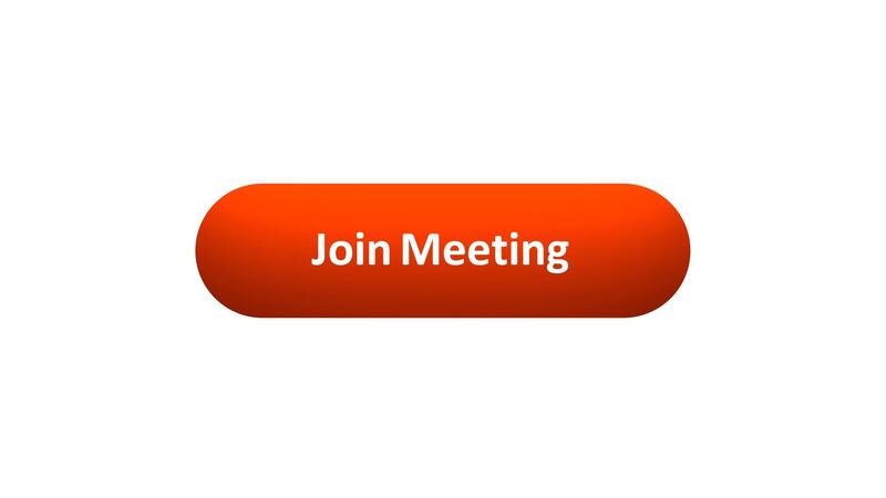 Animation of 'Join Meeting' Button Clicked by Computer Mouse with Color-Changing Effect and ...