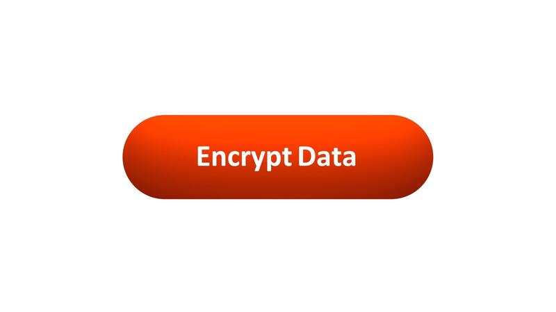 Animation of 'Encrypt Data' Button Clicked by Computer Mouse with Color ... Animation of 'Encrypt Data' Button Clicked by Computer Mouse with Color ...