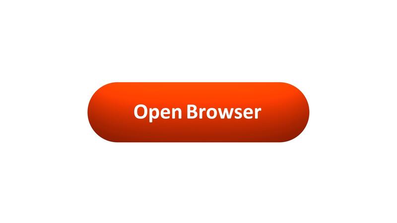 Animation of 'Open Browser' Button Clicked by Computer Mouse with Color ... Animation of 'Open Browser' Button Clicked by Computer Mouse with Color ...