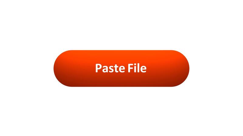 Animation of 'Paste File' Button Clicked by Computer Mouse with Color ... Animation of 'Paste File' Button Clicked by Computer Mouse with Color ...
