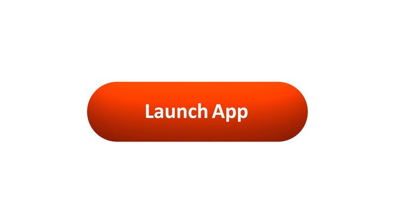 Animation of 'Launch App' Button Clicked by Computer Mouse with Color ... Animation of 'Launch App' Button Clicked by Computer Mouse with Color ...