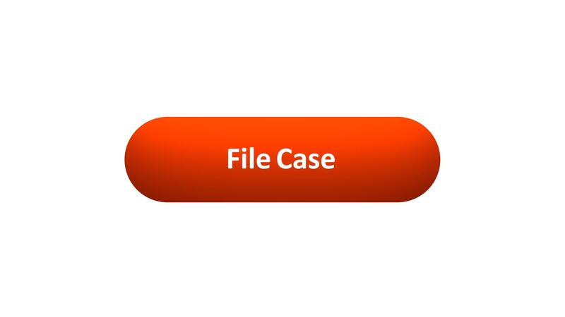 Animation of 'File Case' Button Clicked by Computer Mouse with Color-Changing Effect and ...