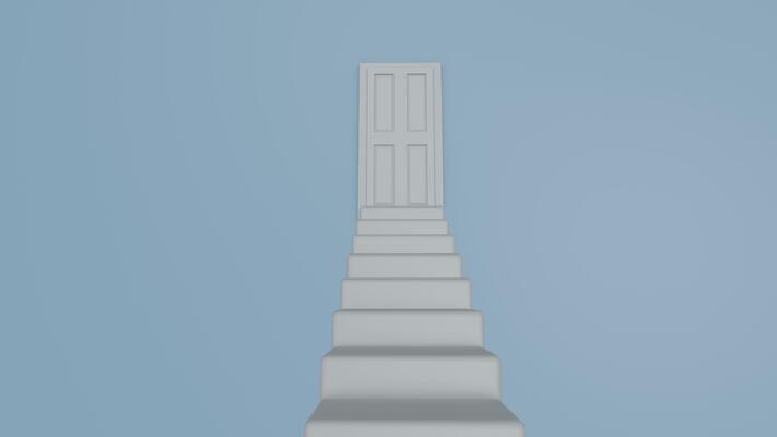 Stairs Animation Stock Video Footage for Free Download